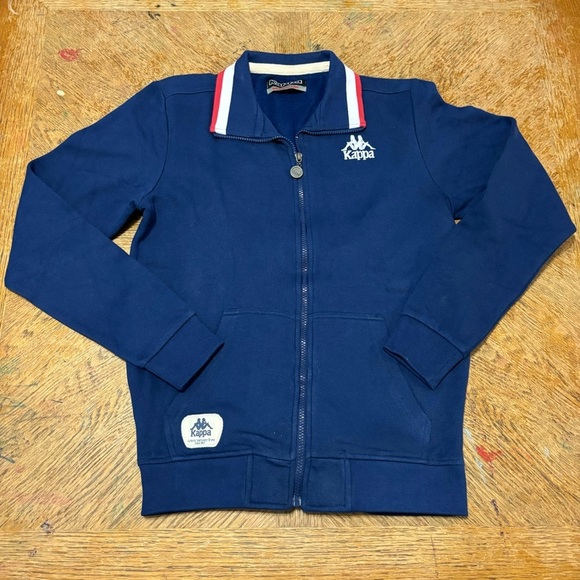 Kappa | Sweaters | Kappa Windbreaker Track Jacket Mens Medium Blue Red ...